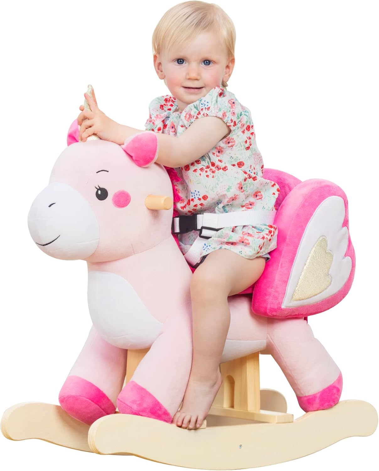 Blue Dragon Rocking Horse for Toddlers 12 Months+ Plush Stuffed Toy ...
