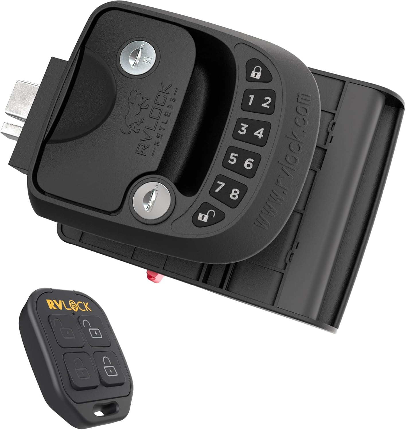 Keyless Compact RV Door Lock Replacement with Remote – Secure Low Prof ...