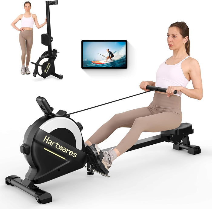 Rowing Machines, Magnetic Rowing Machine with 77lbs High Resistance 16 ...