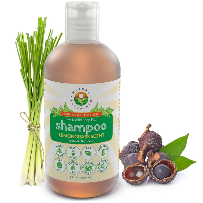 Organic Sulfate-Free Shampoo - Probiotic, Hypoallergenic for Sensitive ...