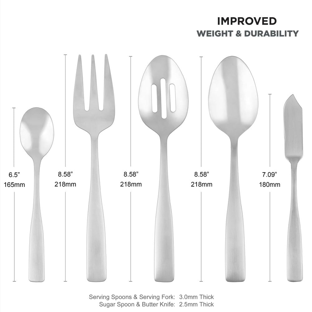 77-Piece Expanded Flatware Set – Eco Trade Company
