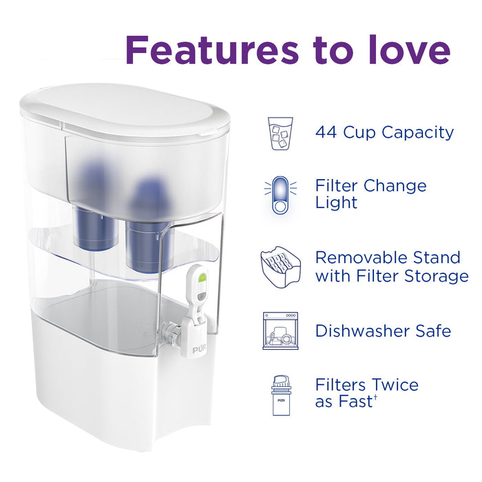 Extra Large Water Dispenser Filtration System with 2 Filters – Eco ...