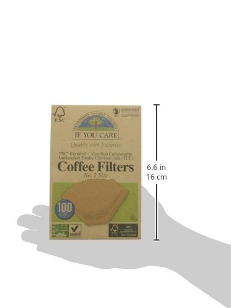Biodegradable Coffee Filters, 100-Count Boxes - Pack of 12 – Eco Trade ...