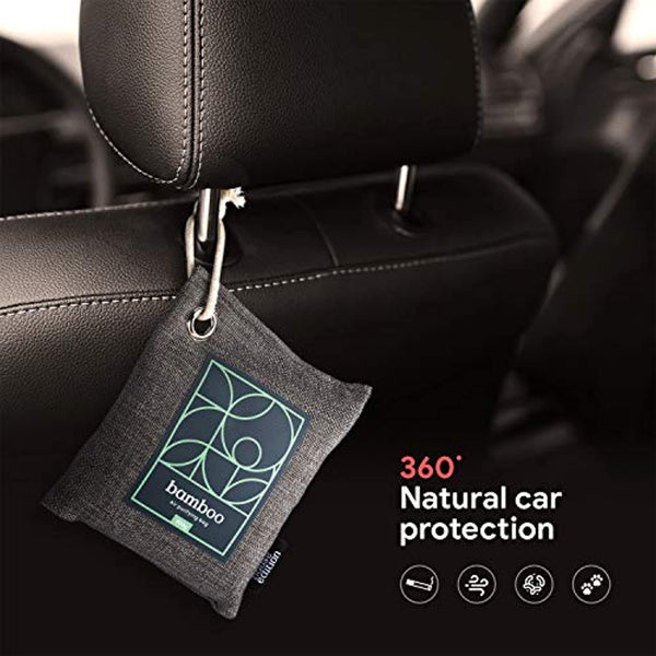 Bamboo Charcoal Air Purifying Bag, Naturally Freshen Air with Powerful ...
