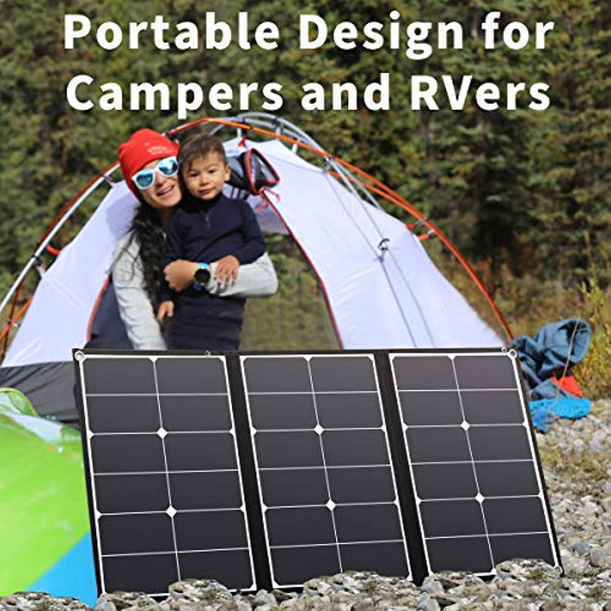 60W Solar Panel for Explorer 160/240/500 and HLS290 as Portable Solar ...