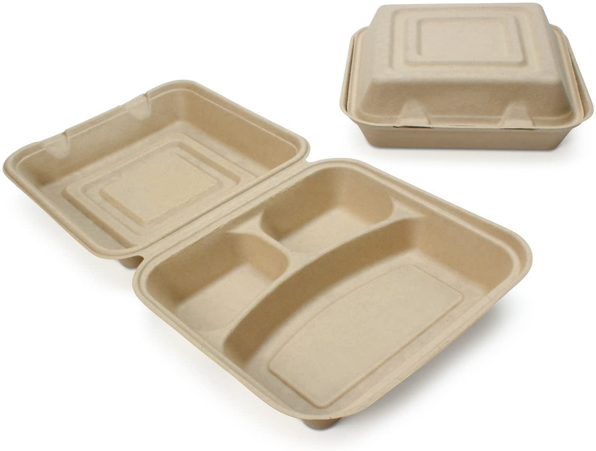 Renewable Plant Fiber Clam Shell Containers – Eco Trade Company