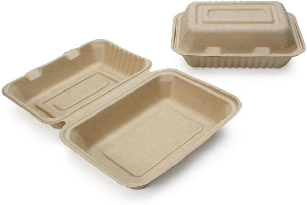 Renewable Plant Fiber Clam Shell Containers – Eco Trade Company