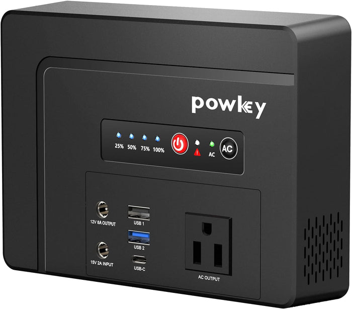 Portable Power Bank with AC Outlet, Rechargeable Backup Lithium Batter ...