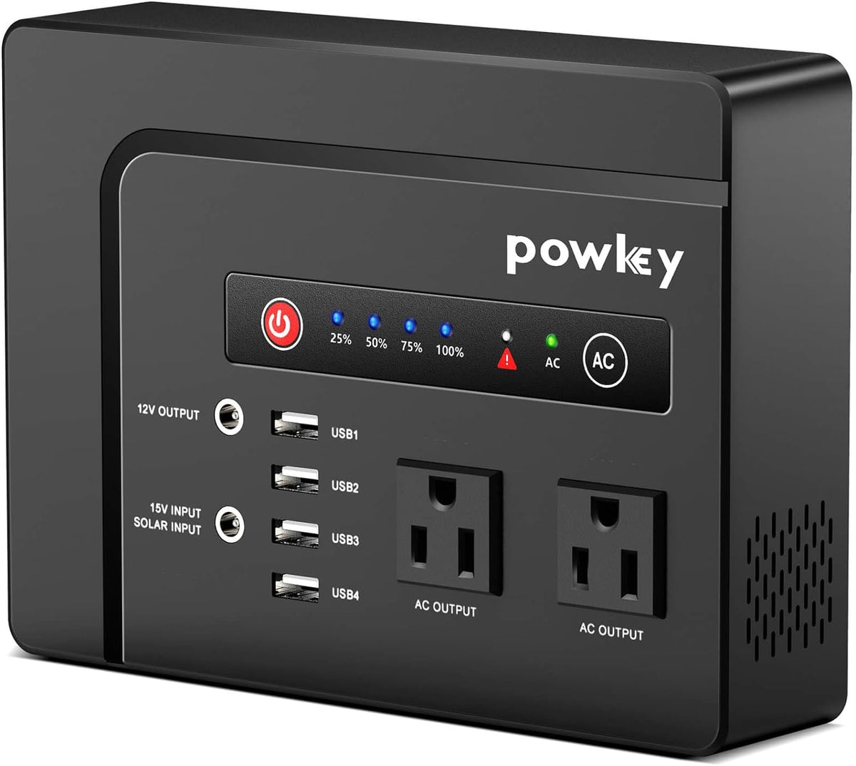Portable Power Bank with AC Outlet, Rechargeable Backup Lithium Batter ...