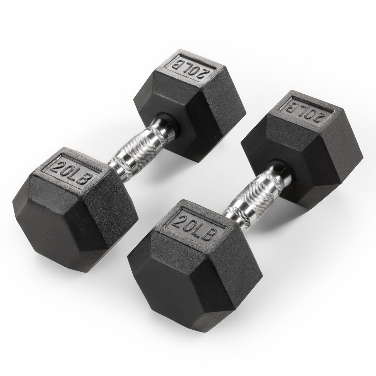 Contoured Ergonomic Knurled Grip Dumbbells | Eco Trade Company
