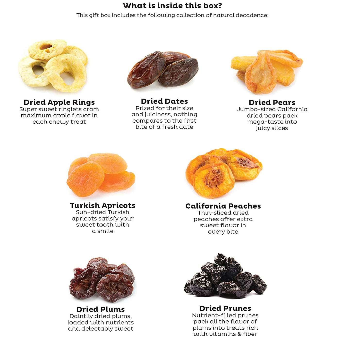 Dried Fruit Gift Basket - Healthy Huge Assortment of Dried Fruit – Eco ...