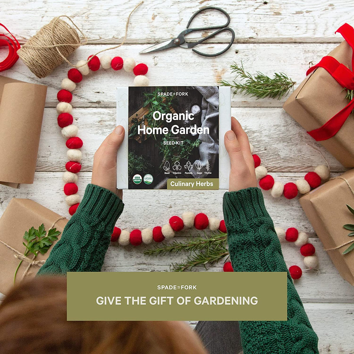 Indoor Herb Garden Starter Kit Certified Usda Organic Non Gmo 5