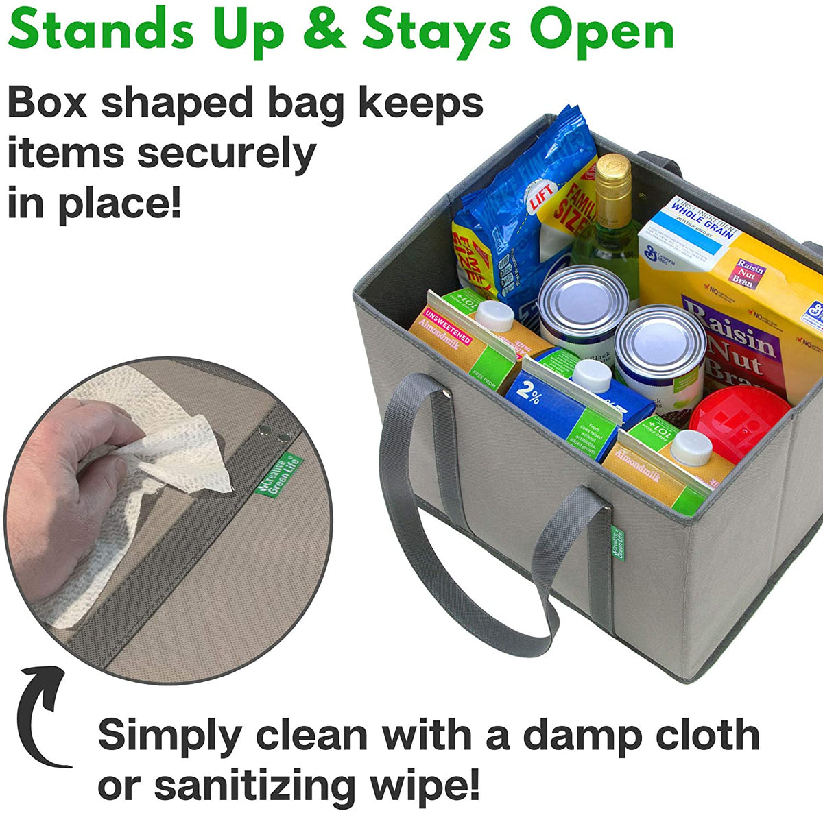 Reusable Grocery Shopping Box Bags | Eco Trade Company