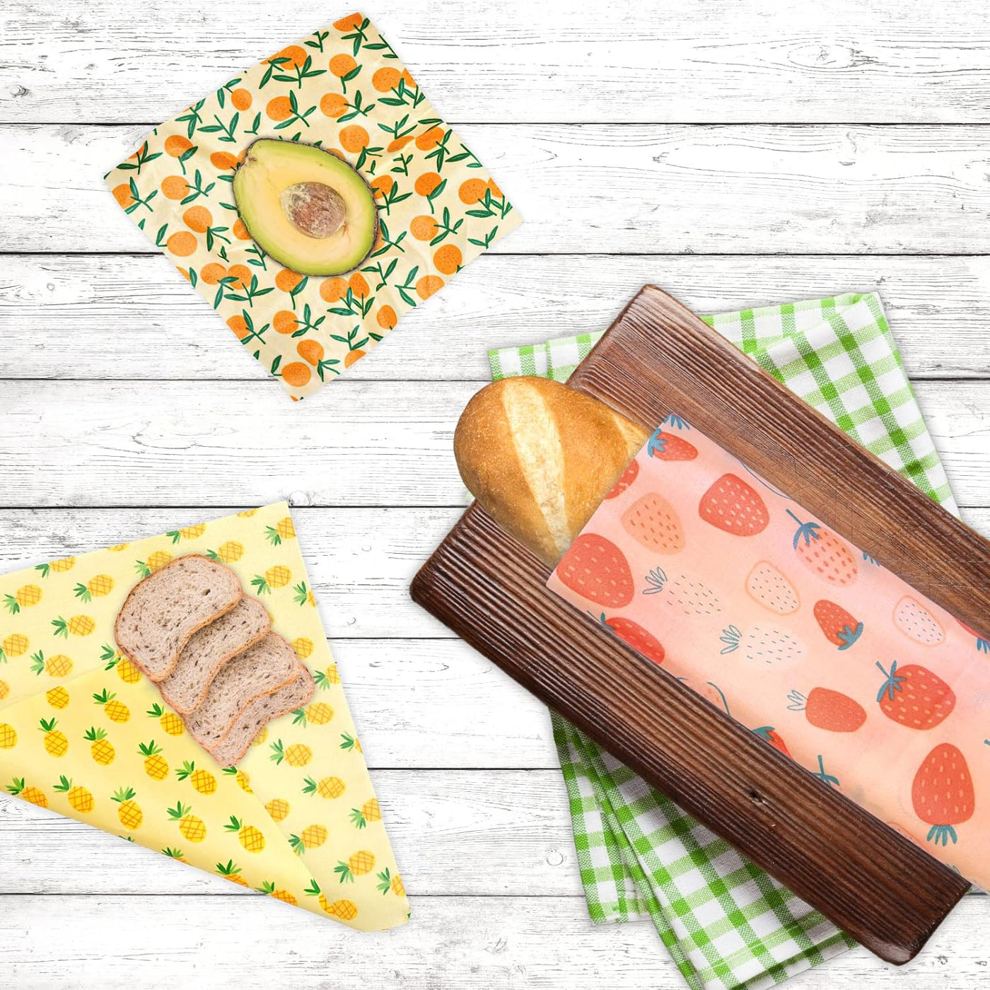 Reusable Beeswax Wrap - 9 Pack Beeswax Wraps for Food, Eco-Friendly Be – Eco Trade Company