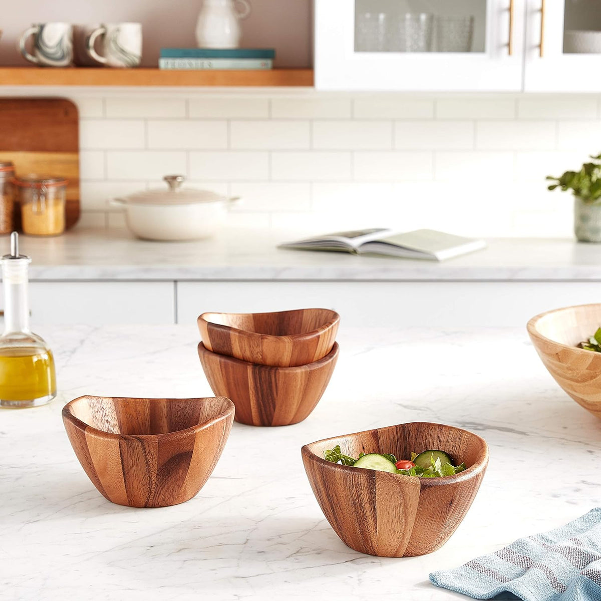 Wave Bowl Set of 4, 6 x 3" | Eco Trade Company