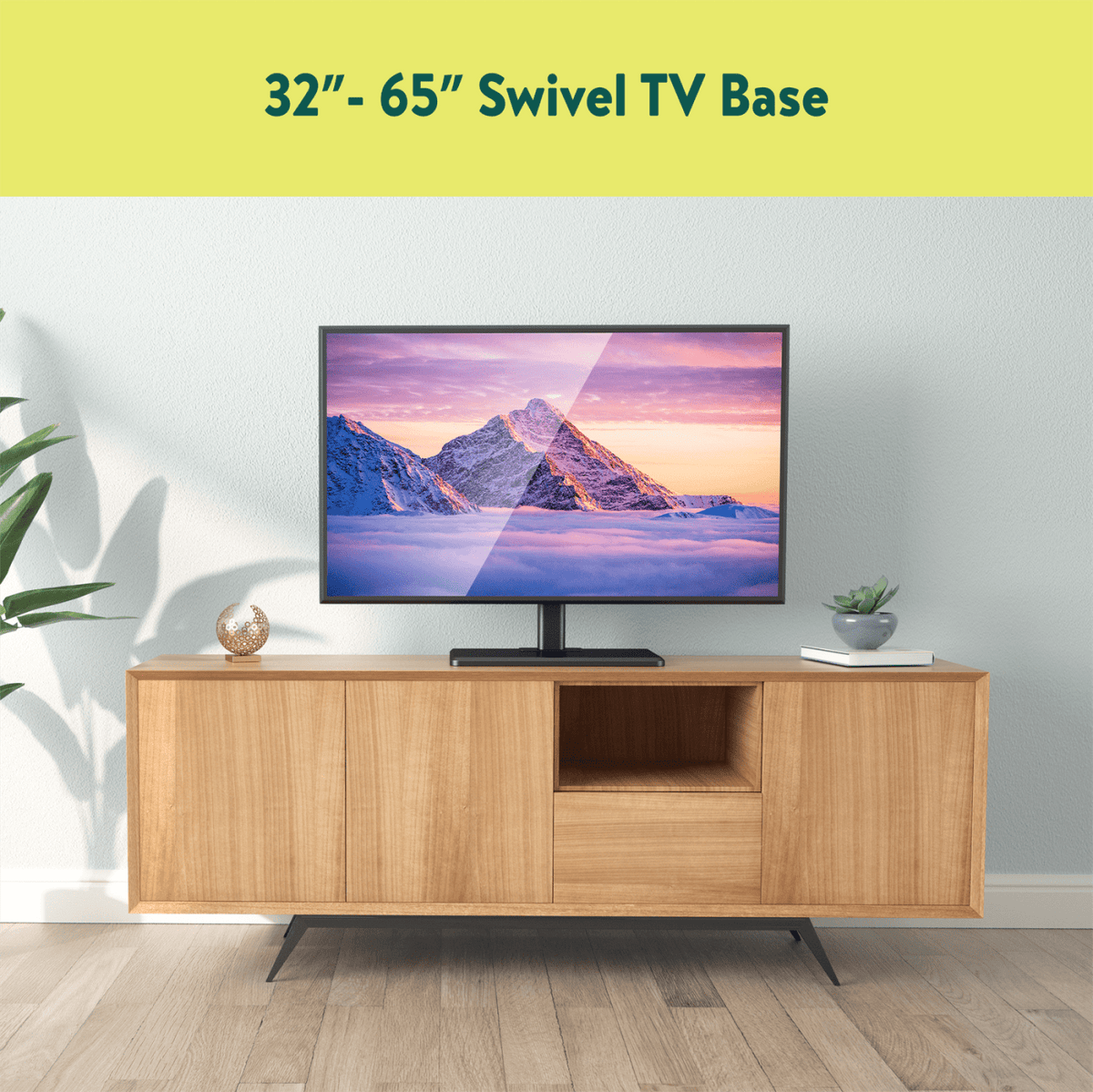 Swivel TV Base for 32" to 65" TV's, up to 35° Swivel – Eco Trade Company