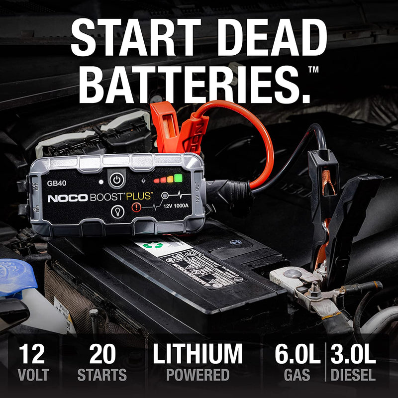 1000 Amp 12-Volt UltraSafe Lithium Jump Starter Box for Cars – Eco ...