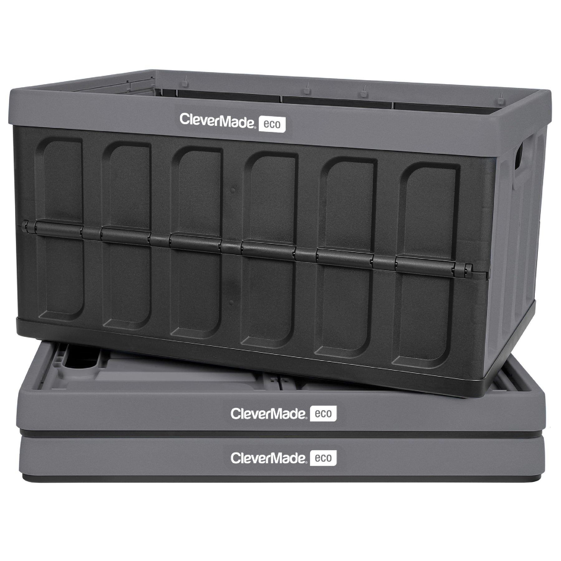 Ecofriendly Storage Bins, 12 Gal Stone Grey, 3 Pack – Eco Trade Company