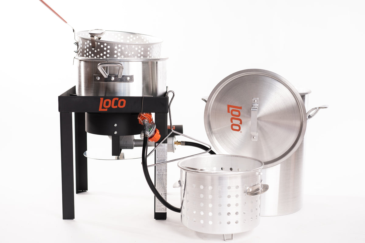 30 Quart Propane Boil, Fry & Steam Kit – Eco Trade Company