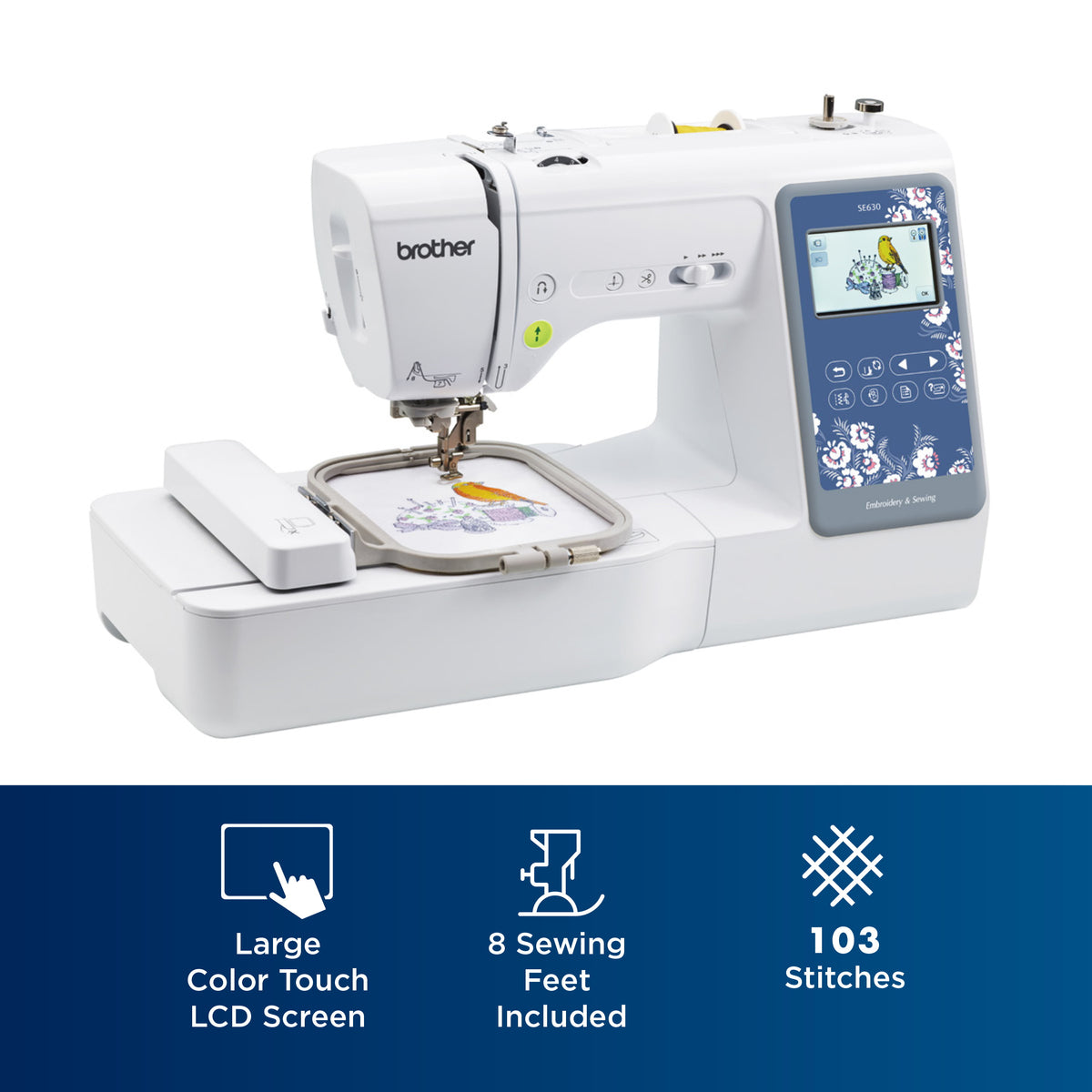 Sewing and Embroidery Machine with Sew Smart LCD | Eco Trade Company